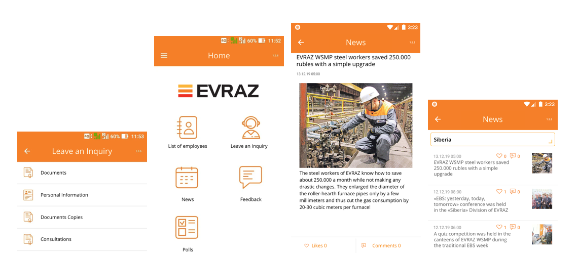 Corporate app for an international company - Businessware Technologies